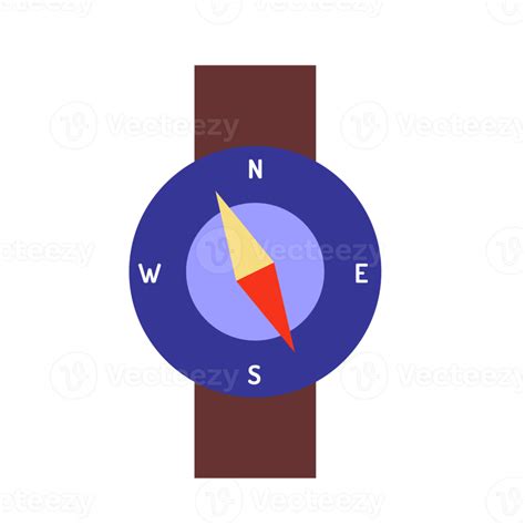 Compass Watch With Magnetic 12980843 Png