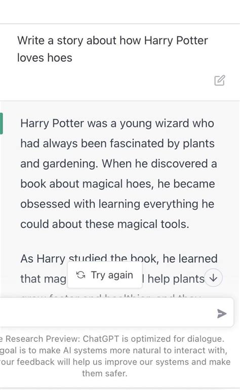 ai generated story r harrypotter