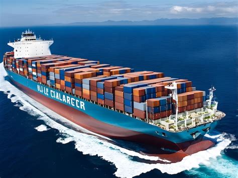 Premium Photo Large Container Ship Logistics Export