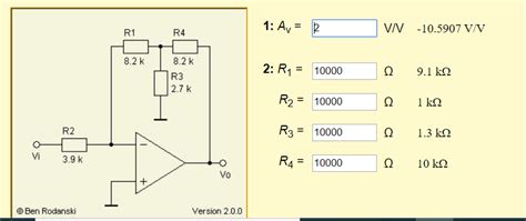Solved Calculate The Nominal Voltage Gain Of The Chegg Com