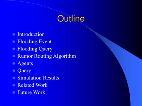 Ppt Rumor Routing Algorithm For Sensor Networks Powerpoint