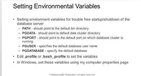 Module 3 Edb Postgres Advanced Server Installation Postgres