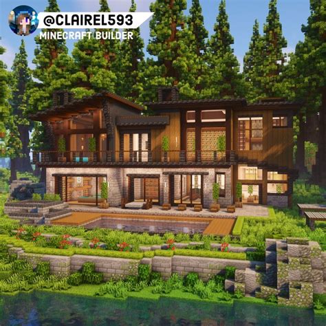 Minecraft Lakeside Cabin Artofit