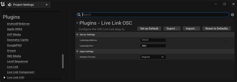 GitHub Launchvox OscLiveLink OSC Live Link For Unreal And Hallway