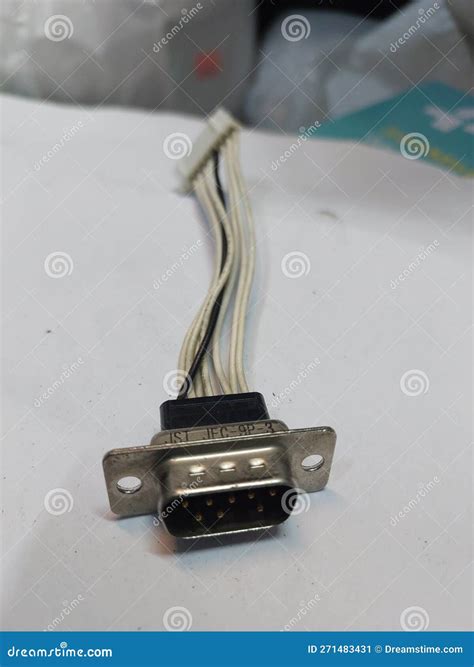 Serial Port Cable Printer Passbook Stock Image Image Of Printer