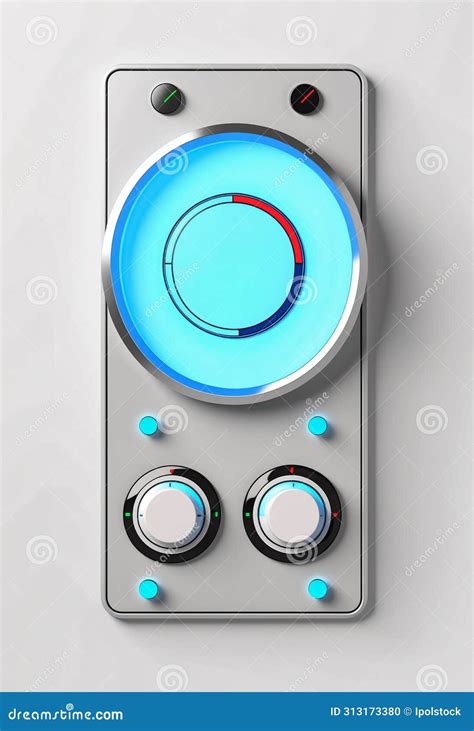 A Minimalistic Control Panel Or Interface Design Template For Web