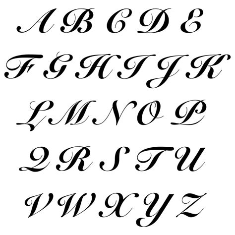 Fancy Letter Stencils Printable Enhance Your Creative Projects With