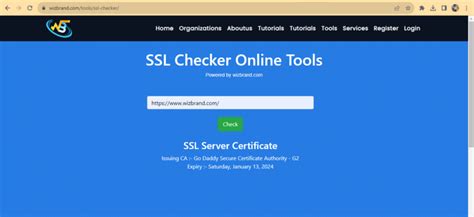 How To Use Ssl Checker Online Tools By Wizbrand Devops Freelancer