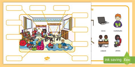 Label The Classroom Isizulu Label The Classroom Isizulu