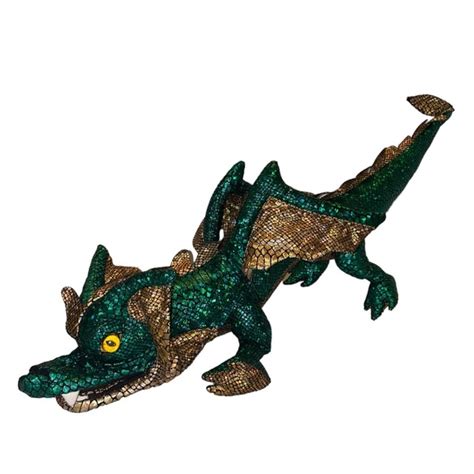 The Puppet Company Toys The Puppet Company Shiny Green Dragon Hand