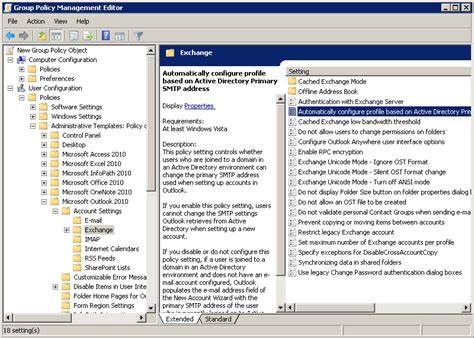 Deploying Exchange And Outlook 2010 Settings Using MSP GPO And ADMX In 15 Minutes SPK And