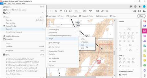 Georeferencing An Aeronautical Chart As A Geopdf For Using With