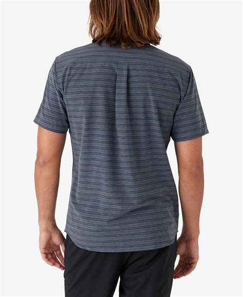 Oneill Mens Trvlr Upf Traverse Stripe Standard Shirt Macys