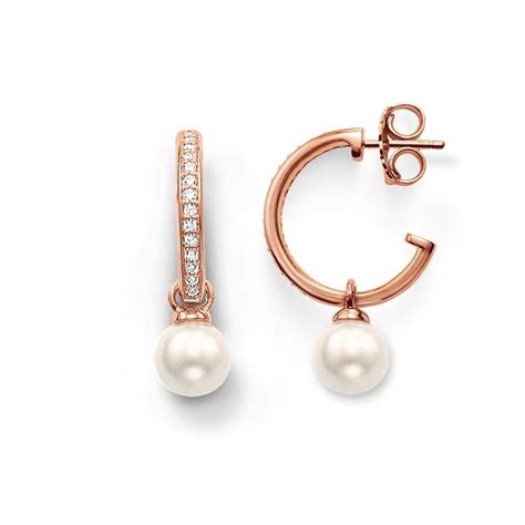 THOMAS SABO Glam Soul Sterling Silver Hinged Hoops European Jewelry Silver Earrings Dangle