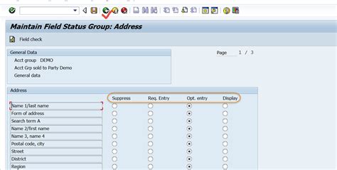 Creating Customer Account Group SAPCODES