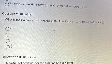 [answered] All Of These Functions Have A Domain Of All Real Num Algebra Kunduz