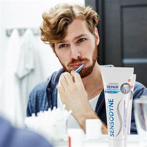 sensodyne protect and repair before and after