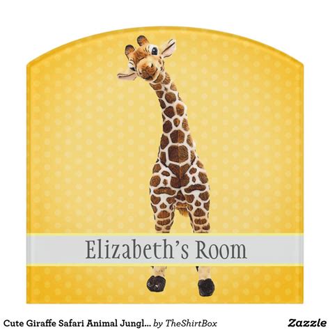 Cute Door Signs Zazzle Cute Giraffe Birthday T Ideas Cute