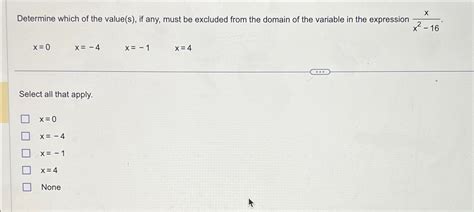 Solved Determine Which Of The Value S If Any Must Be Chegg