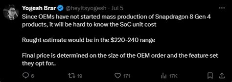 اسنپدراگون 8 نسل 4 کوالکام سی درصد گران‌تر از نسل 3 خواهد بود تکراتو