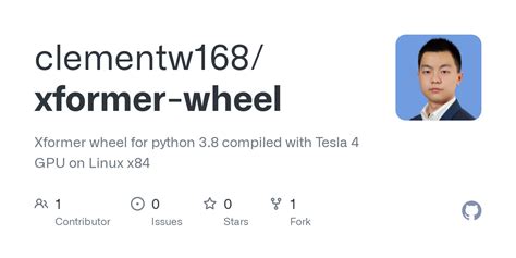 Github Clementw168xformer Wheel Xformer Wheel For Python 38