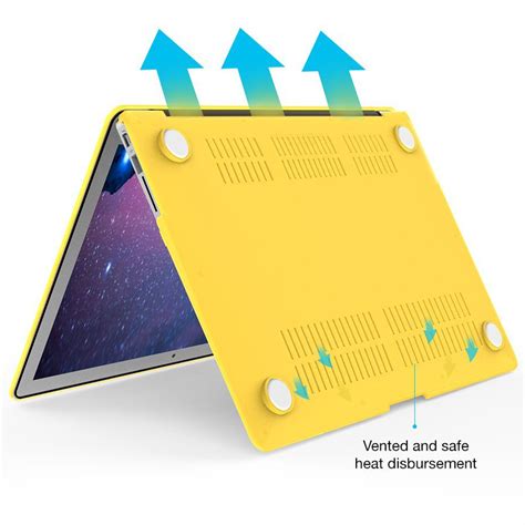 Frosted Shell Hard Case For MacBook Air 11 Inch Yellow