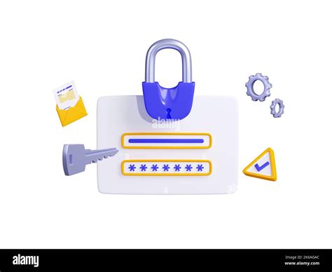 Computer Security Privacy Data Protection Concept With Account Verification System With Login