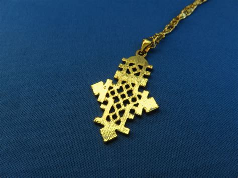 ETHIOPIAN ERITREAN STYLE ORTHODOX CHRISTIAN COPTIC CROSS B