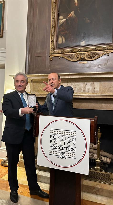 Press Release Ambassador Massari Receives Highest Honor From Foreign