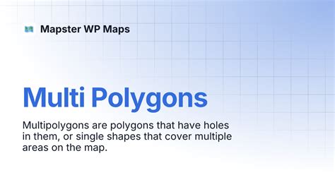 Multi Polygons Mapster Wp Maps