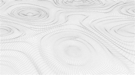 Abstract Wave Surface Wireframe Retro Pattern Abstract 3d Vector Wireframe Background Stock