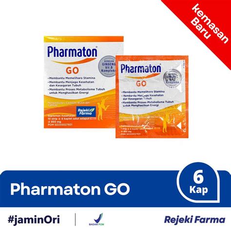 Jual Pharmaton Go 1 Strip Isi 6 Tablet Dengan Gingseng Dan B Kompleks
