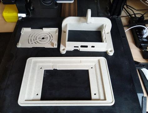 pi 3 raspberry 7 zoll display gehäuse und halterung by harald geisler