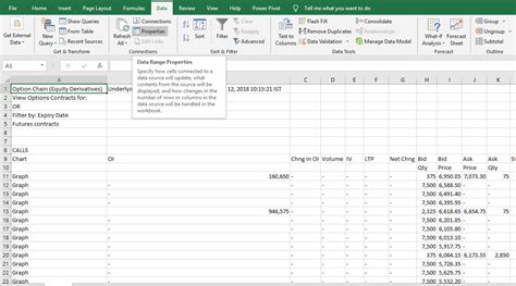 how to export option chain data to excel in sensibull kite