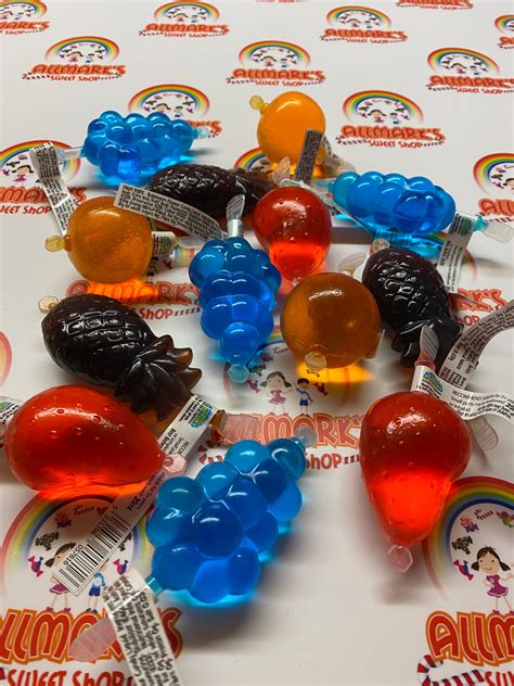 Crazy Candy Factory Fruit Pops X 4 Liquid Pops Juice Drink Novelty Sweets