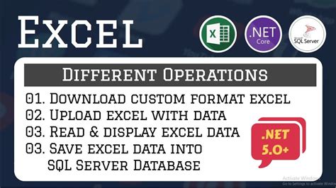 How To Read And Import Data Of Uploaded Excel Into Sql Server Database