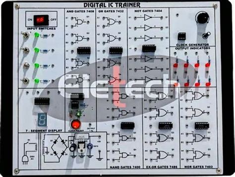 Digital Ic Trainer Kit For Laboratory Model Namenumber Eli 854a At