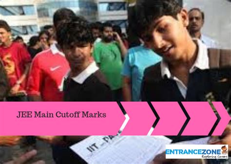 JEE Main 2022 Cutoff Marks Expected Cut Off Score Category Wise
