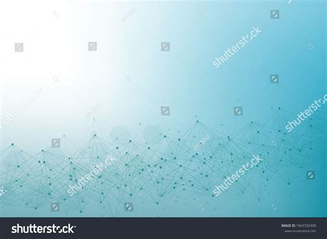 Technology Structure Molecular Connect Elements Connection Stock