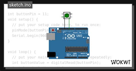Button Proof Wokwi Esp32 Stm32 Arduino Simulator