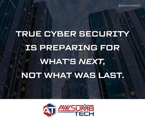 Awsumb Tech On Linkedin Futurereadysecurity Awsumbtech Cybersecurity Itsolutions