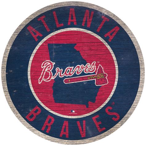 Printable Atlanta Braves Logo The Atlanta Braves Logo History Colors