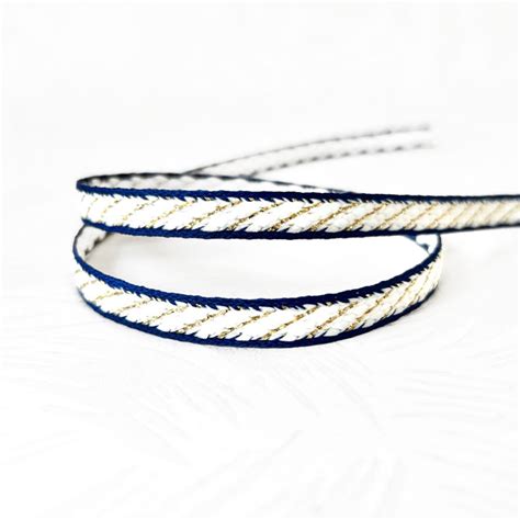 Metallic Weave Cotton Braid Multiple Colorways Rose Mille