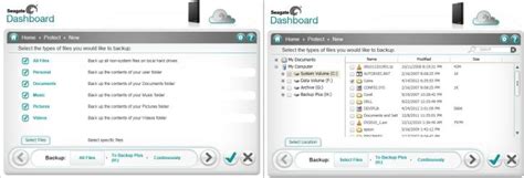 Seagate Backup Plus Select Files