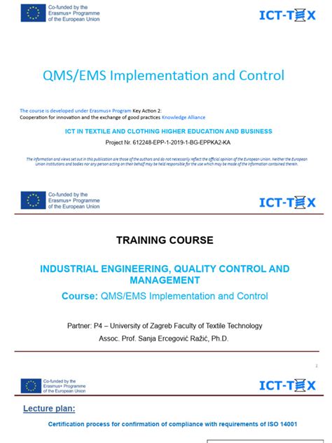 Lecture Vi 1 Pdf Quality Management System Certification