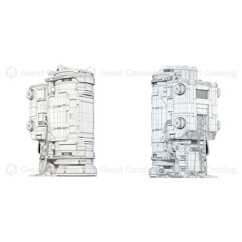 Decor Sci Fi Element 9 3d Model Greatcatalog 104569