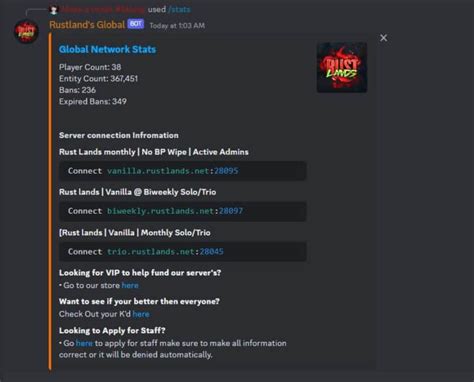 simple rcon discord bot rust lone design