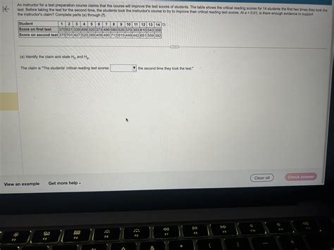 Solved An Instructor For A Test Preparation Course Claims