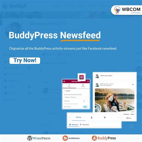 Wbcom Designs On Linkedin Buddypress Newsfeed Communityengagement