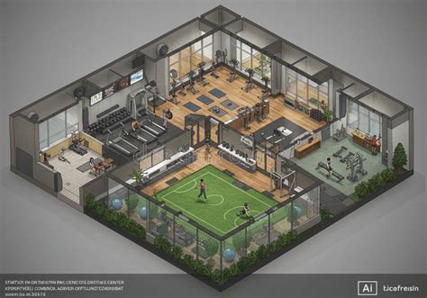 Small Gym Floor Plan Company 600x600